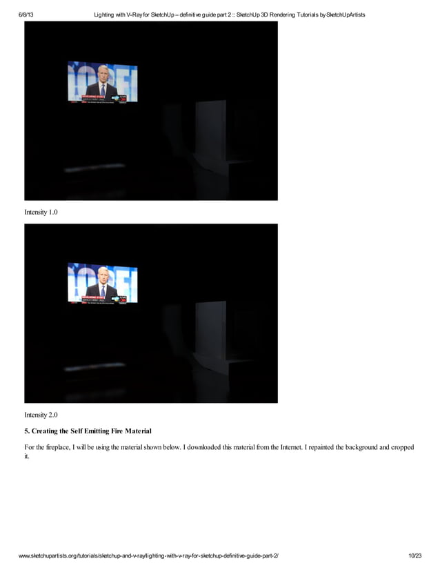 Lighting with v ray for sketch up – definitive guide part 2 -_ sketchup 3d rendering tutorials ...