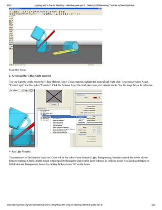 Lighting with v ray for sketch up – definitive guide part 2 -_ sketchup 3d rendering tutorials ...