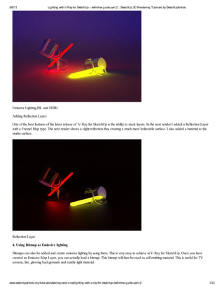 Lighting with v ray for sketch up – definitive guide part 2 -_ sketchup 3d rendering tutorials ...