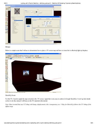 Lighting with v ray for sketch up – definitive guide part 2 -_ sketchup 3d rendering tutorials ...