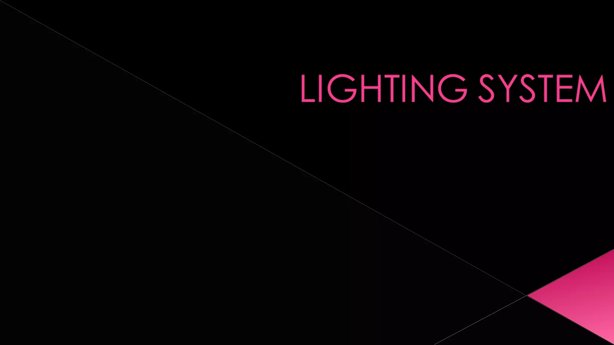Lightining system | PPT