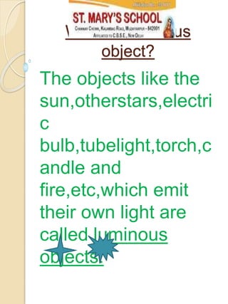 Light Introduction.pptx | Physics | Science
