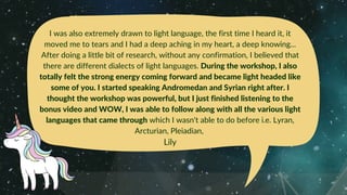 Light Language - Riya Loveguard | PDF