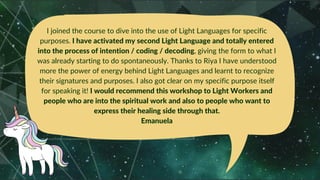 Light Language - Riya Loveguard | PPT