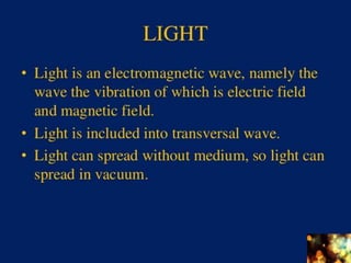 Light lecture ppt | PPT