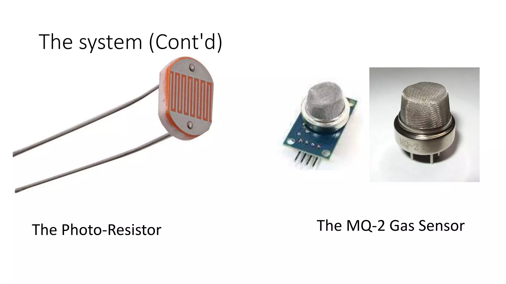 Light level and gas monitoring system | PPTX