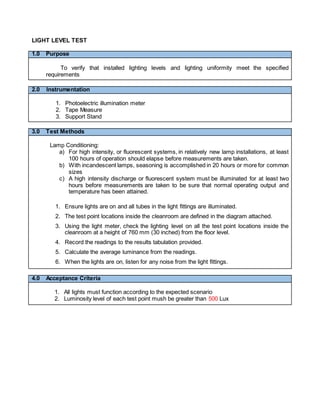 Light level draft | PDF