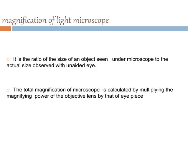 Light microscope | PPTX