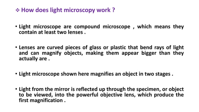 Light microscope | PPTX