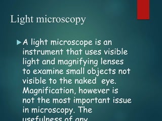 Light microscopy | PPT
