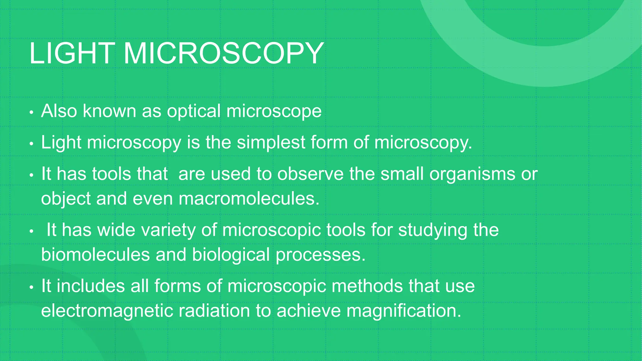 light microscopy seminar.pptx | Photography | Arts and Crafts