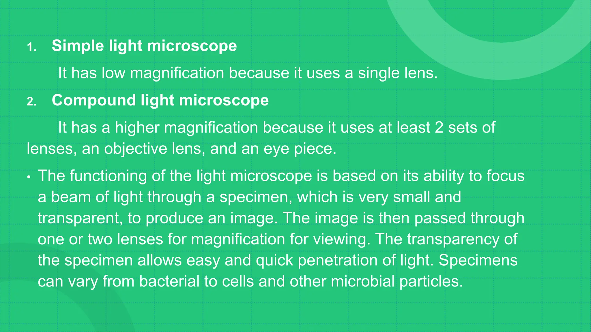 light microscopy seminar.pptx | Photography | Arts and Crafts