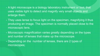 light microscopy seminar.pptx | Photography | Arts and Crafts