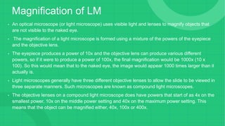 light microscopy seminar.pptx | Photography | Arts and Crafts