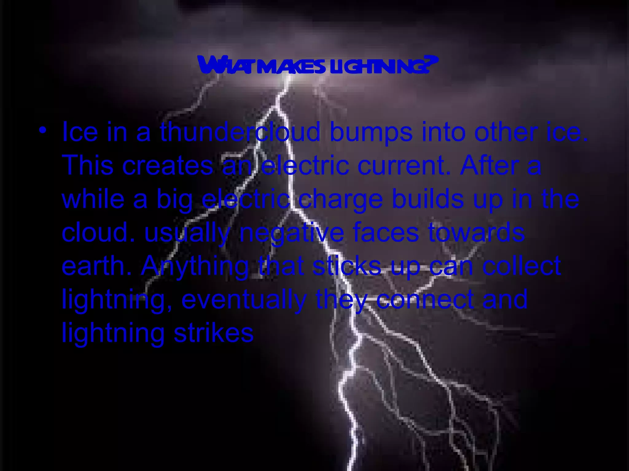 Lightning | PPT | Geography | Science