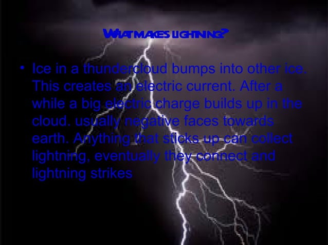 Lightning | PPT | Geography | Science