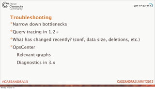 Troubleshooting Cassandra | PDF