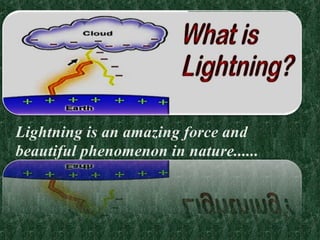 Lightning by Yasin Reza | PPTX | Weather | Science