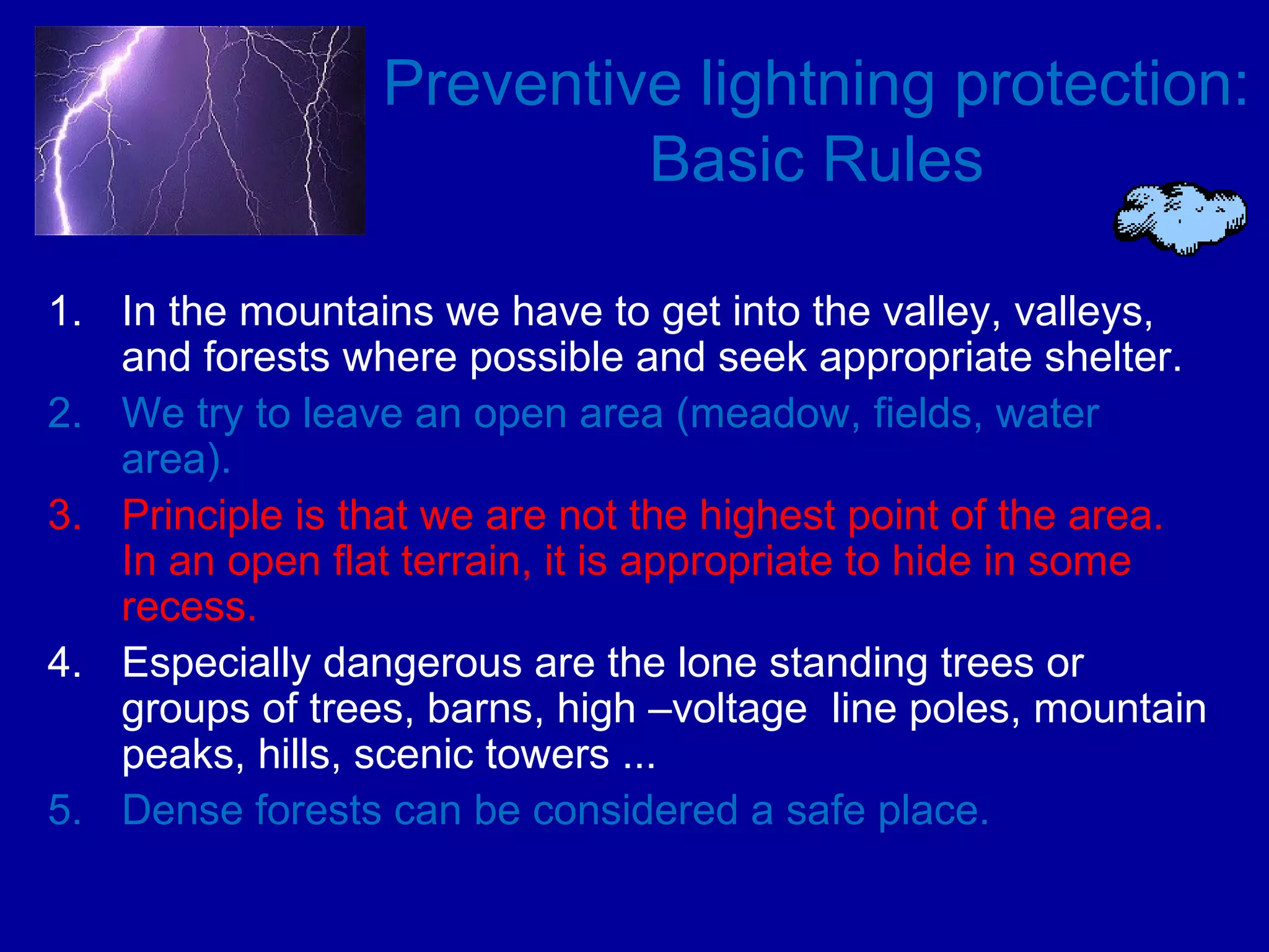 Lightning first aid | PPT