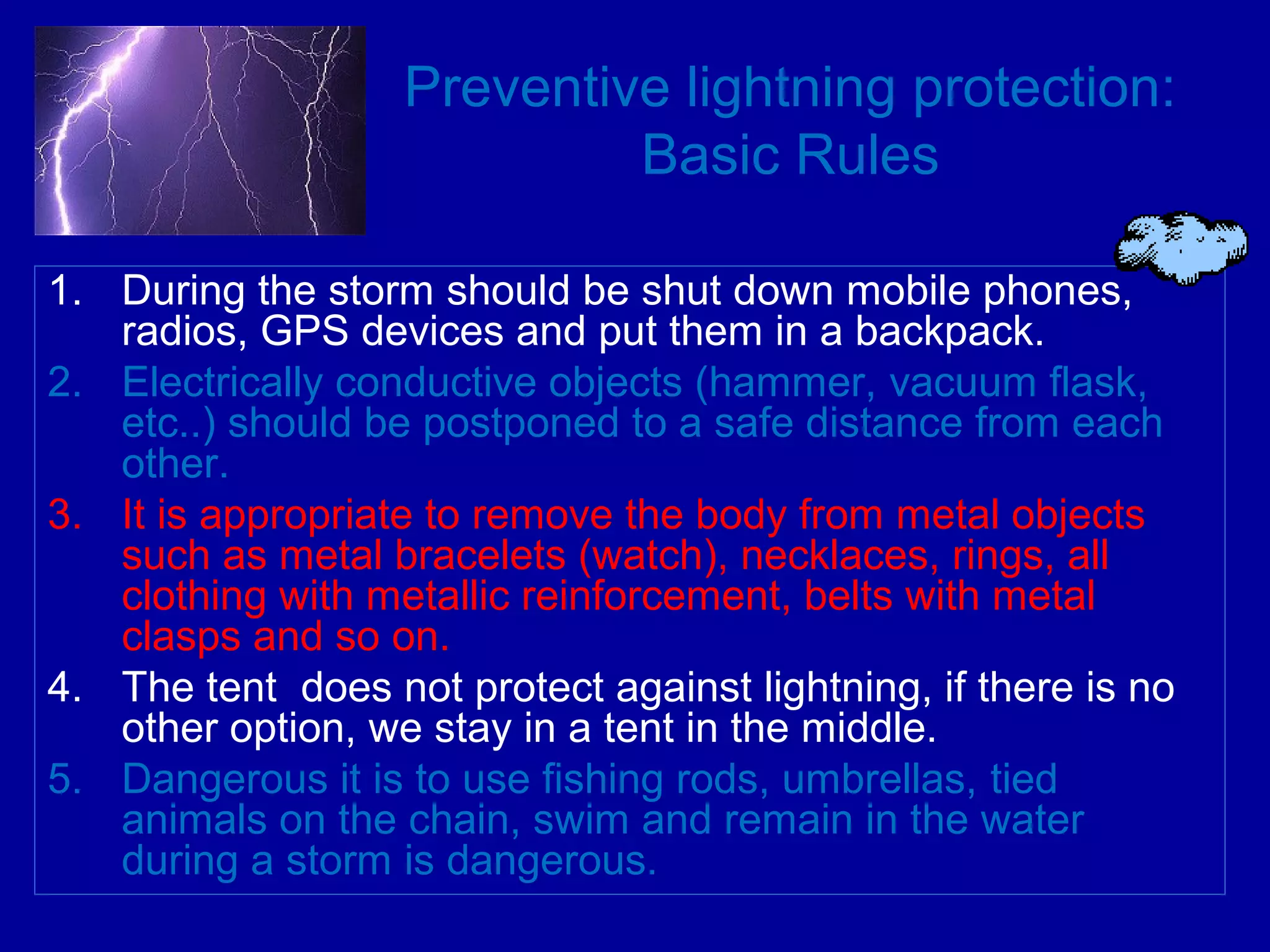 Lightning first aid | PPT