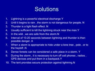 Lightning first aid | PPT