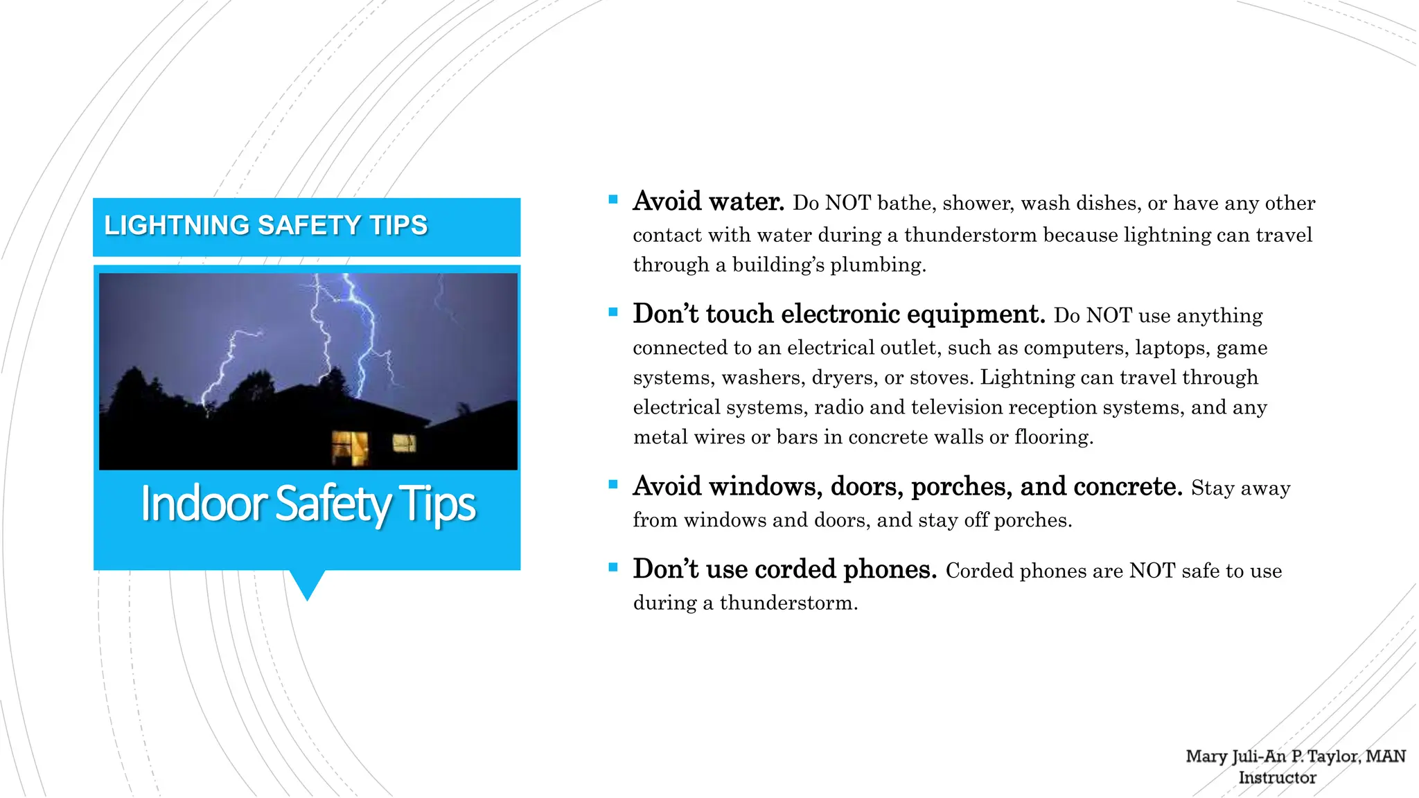 Lightning Injuries (Management and Prevention) | PPT