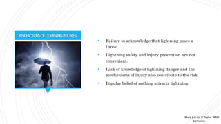 Lightning Injuries (Management and Prevention) | PPT