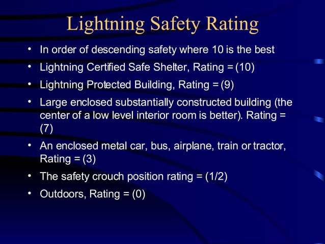 Lightning Safety | PPS