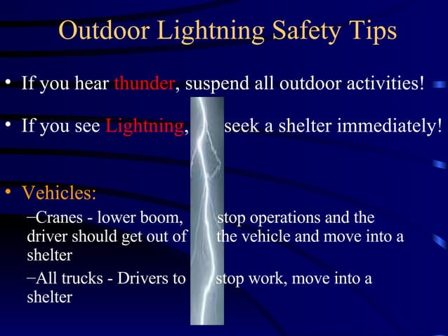 Lightning Safety | PPS