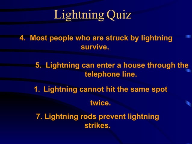 Lightning Safety | PPS