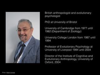 Dunbar's Number, and what it means to the UIS | PDF