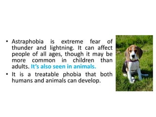 Lightning and astraphobia | PPT