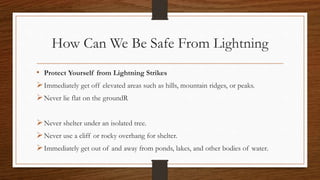 Lightning and lightning safety | PPTX