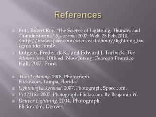 Lightning And Thunder | PPTX
