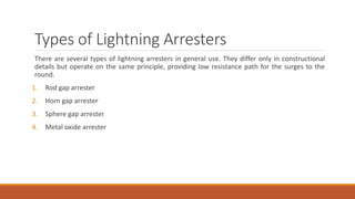 Lightning arresters | PPTX