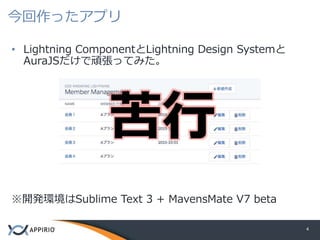 Lightning componentとlightning design system | PPT