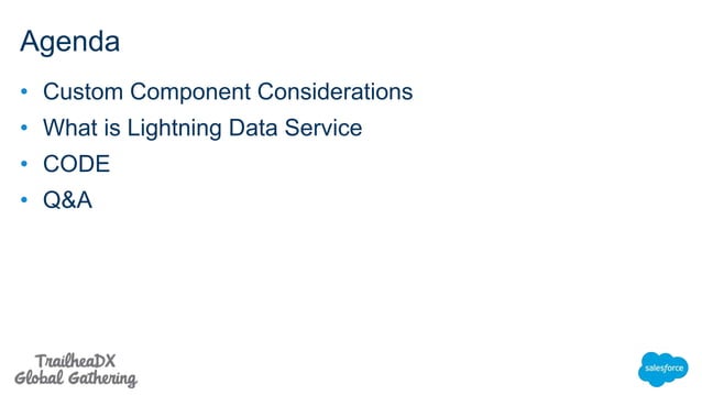 Salesforce Lightning Data Service | PPTX | Computing | Technology & Computing