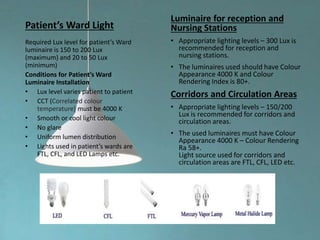 Lighting design requirements | PPTX