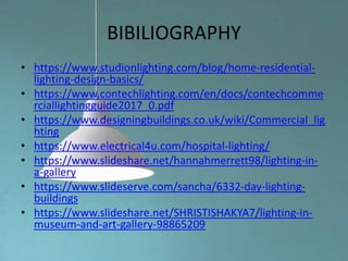 Lighting design requirements | PPTX