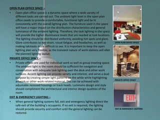 Lighting design requirements | PPTX
