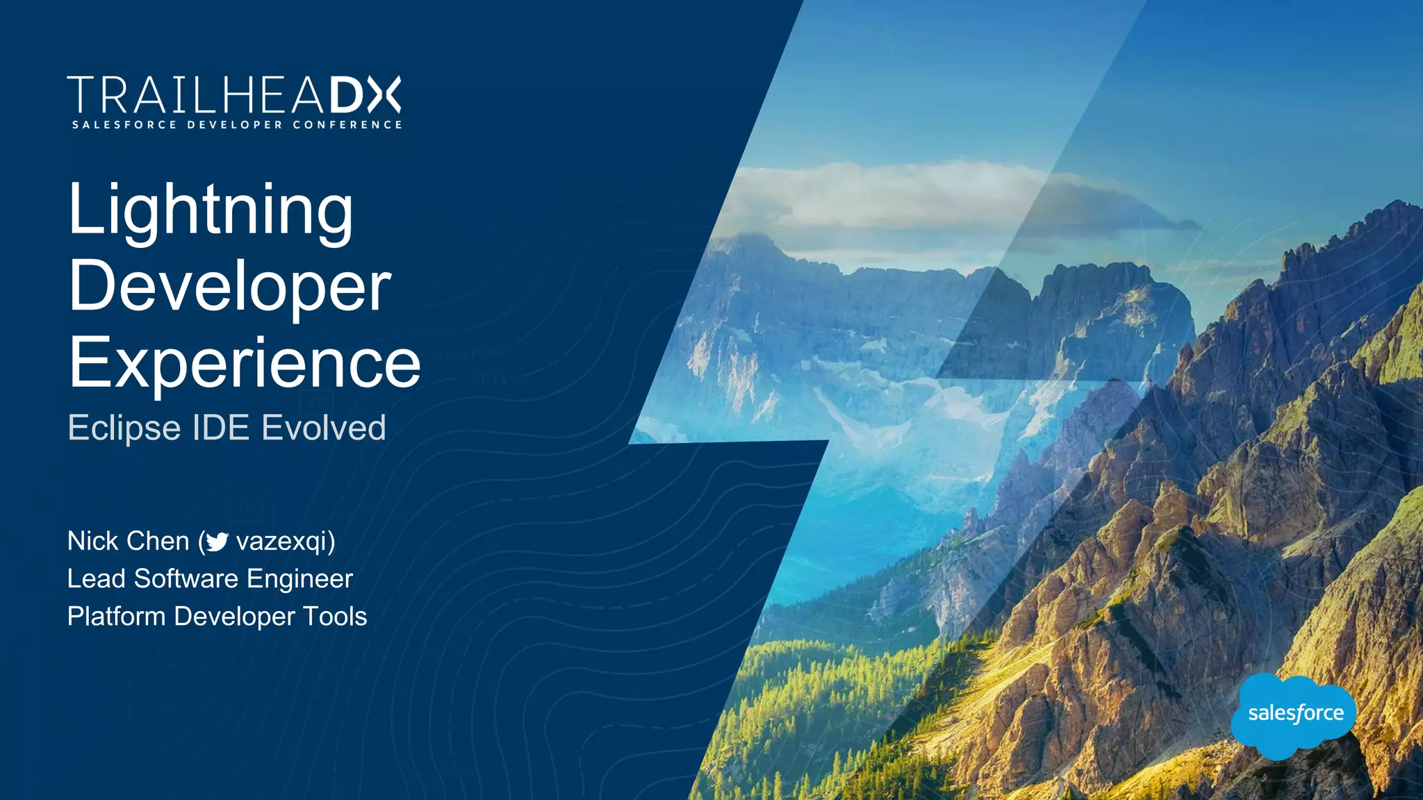 Lightning Developer Experience, Eclipse IDE Evolved | PPT