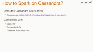 Lightning Fast Analytics with Cassandra and Spark | PPT