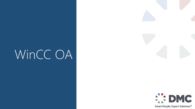 Lightning Fast SCADA Development with Open Library for WinCC OA | PPT