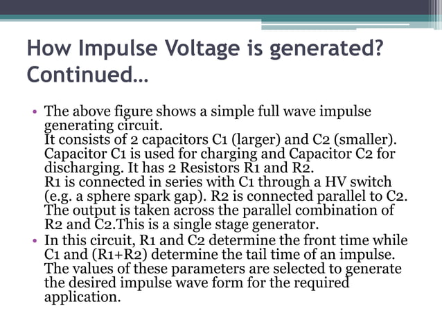 Lightning impulse test in precise | PPTX | Weather | Science