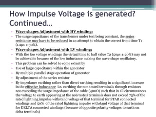 Lightning impulse test in precise | PPTX