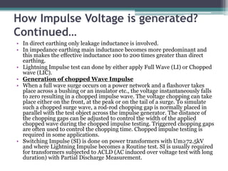 Lightning impulse test in precise | PPTX