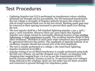 Lightning impulse test in precise | PPTX