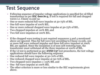 Lightning impulse test in precise | PPTX