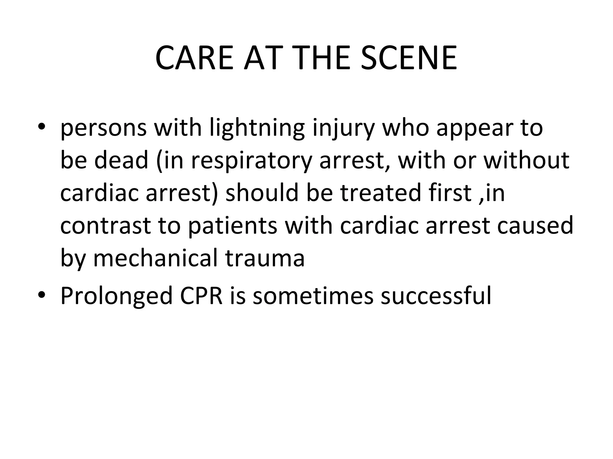 LIGHTNING INJURY IN ADULT - SIGN & SYMPTOMS | PPTX
