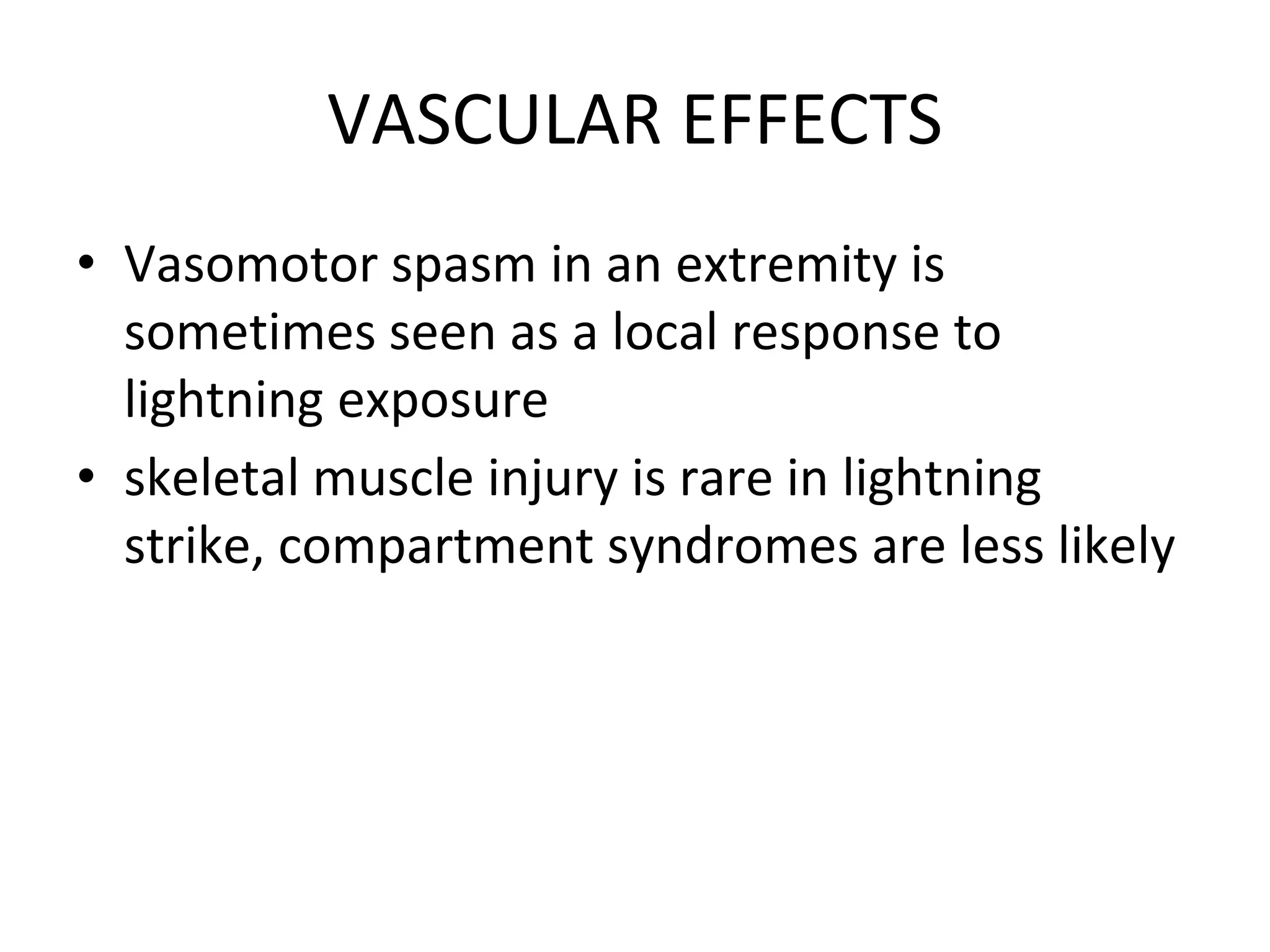 LIGHTNING INJURY IN ADULT - SIGN & SYMPTOMS | PPTX